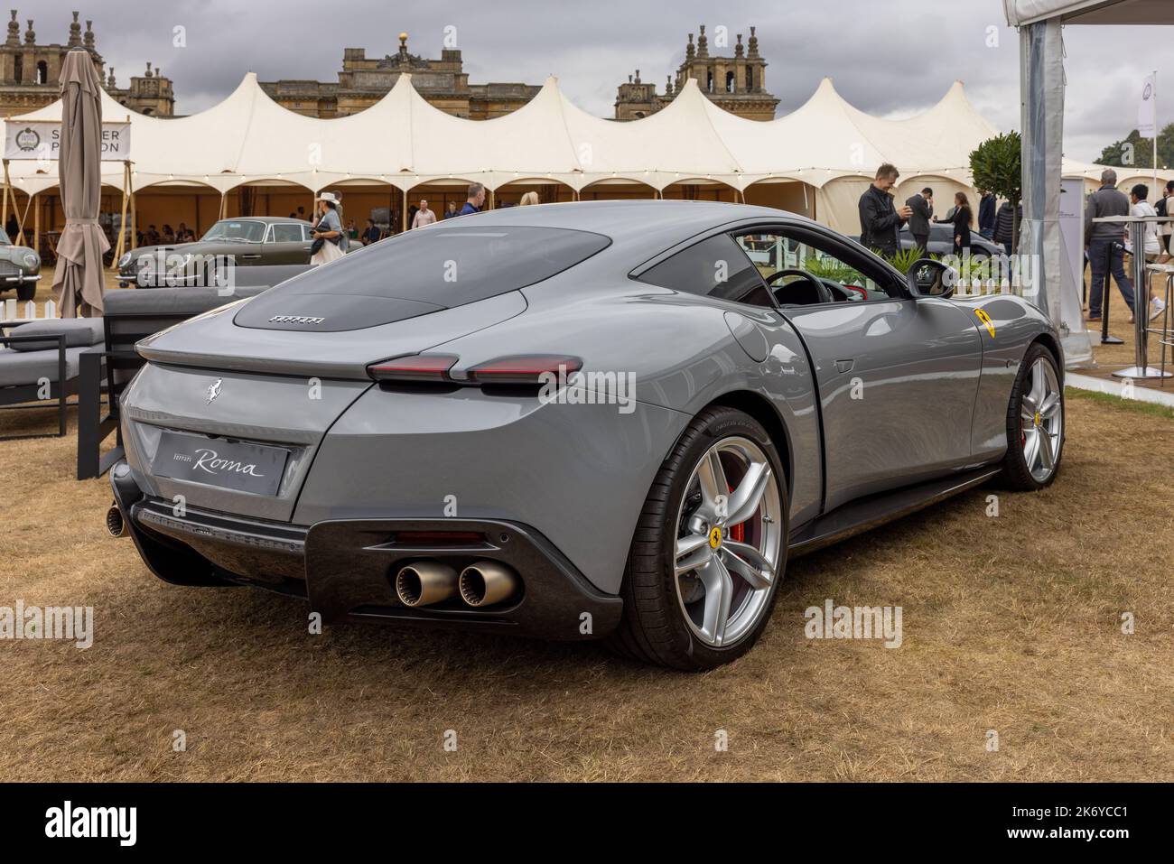 Ferrari Roma, on display at the Salon Privé Concours d’Elégance motor ...