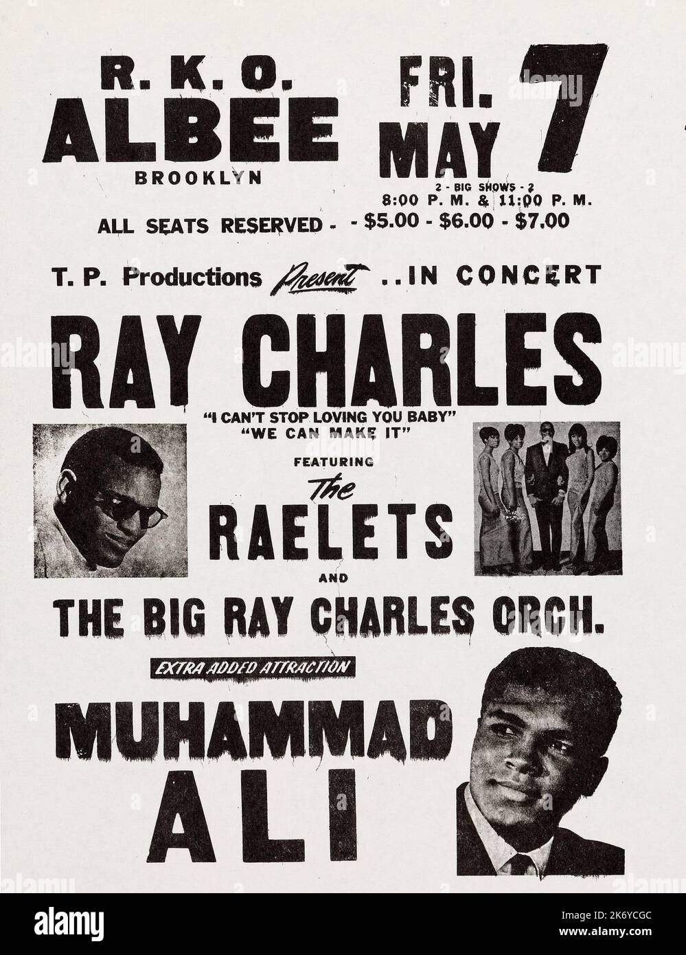 R.K.O. Albee - Ray Charles Orchestra and Raelets - Extra added ...