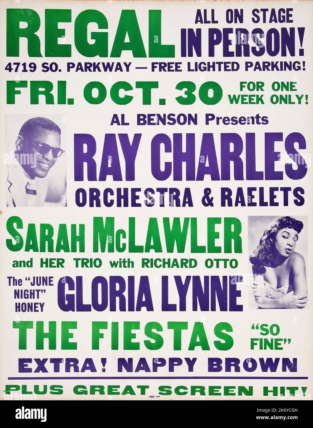 Ray charles concert poster hi-res stock photography and images - Alamy