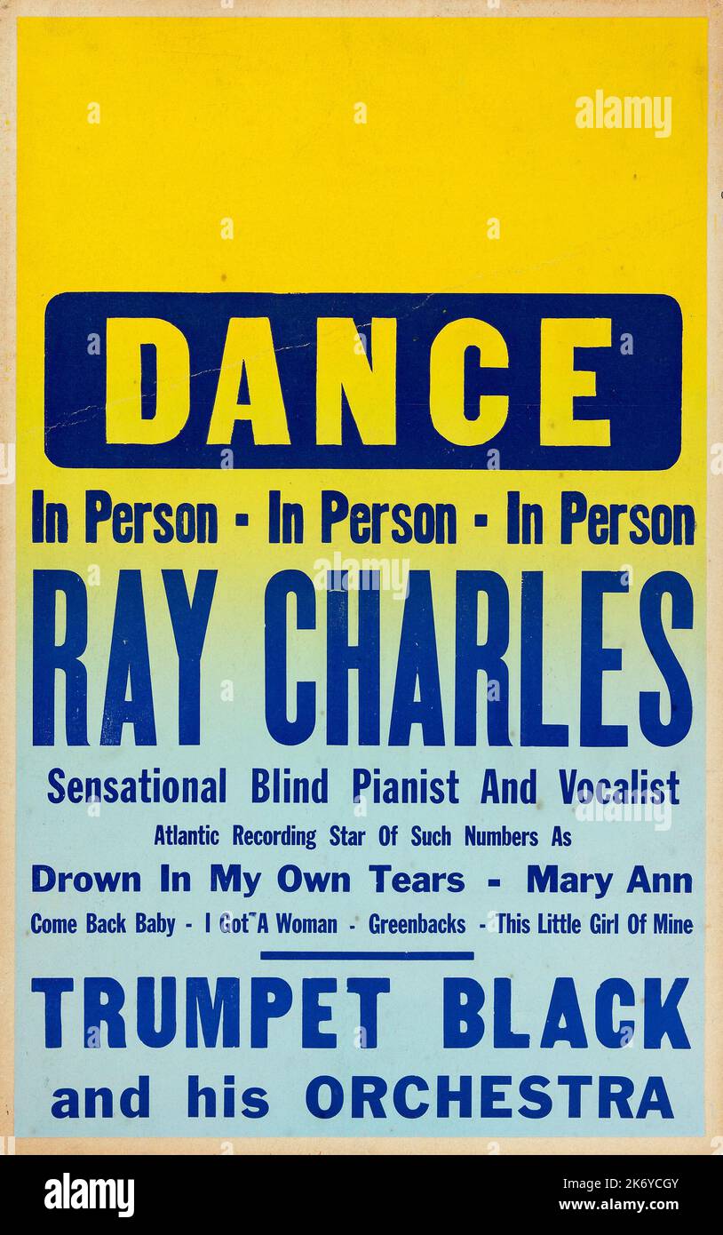 Ray charles 1956 hi-res stock photography and images - Alamy