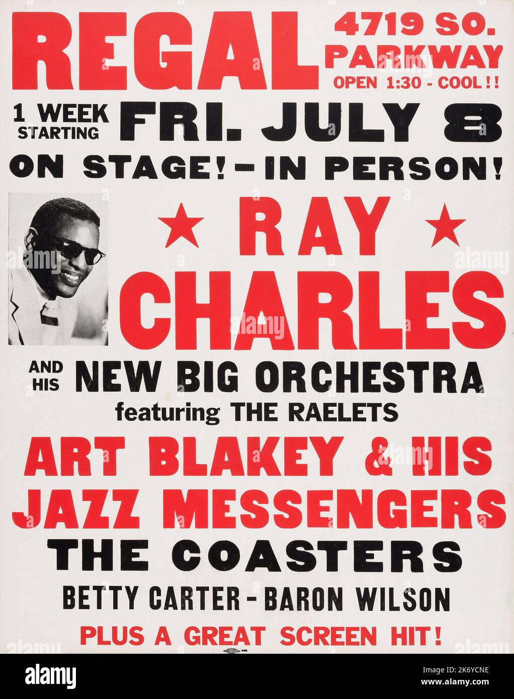 Ray charles concert poster hi-res stock photography and images - Alamy