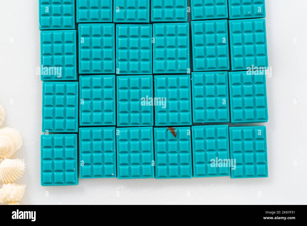 Mini mermaid chocolate bars Stock Photo - Alamy