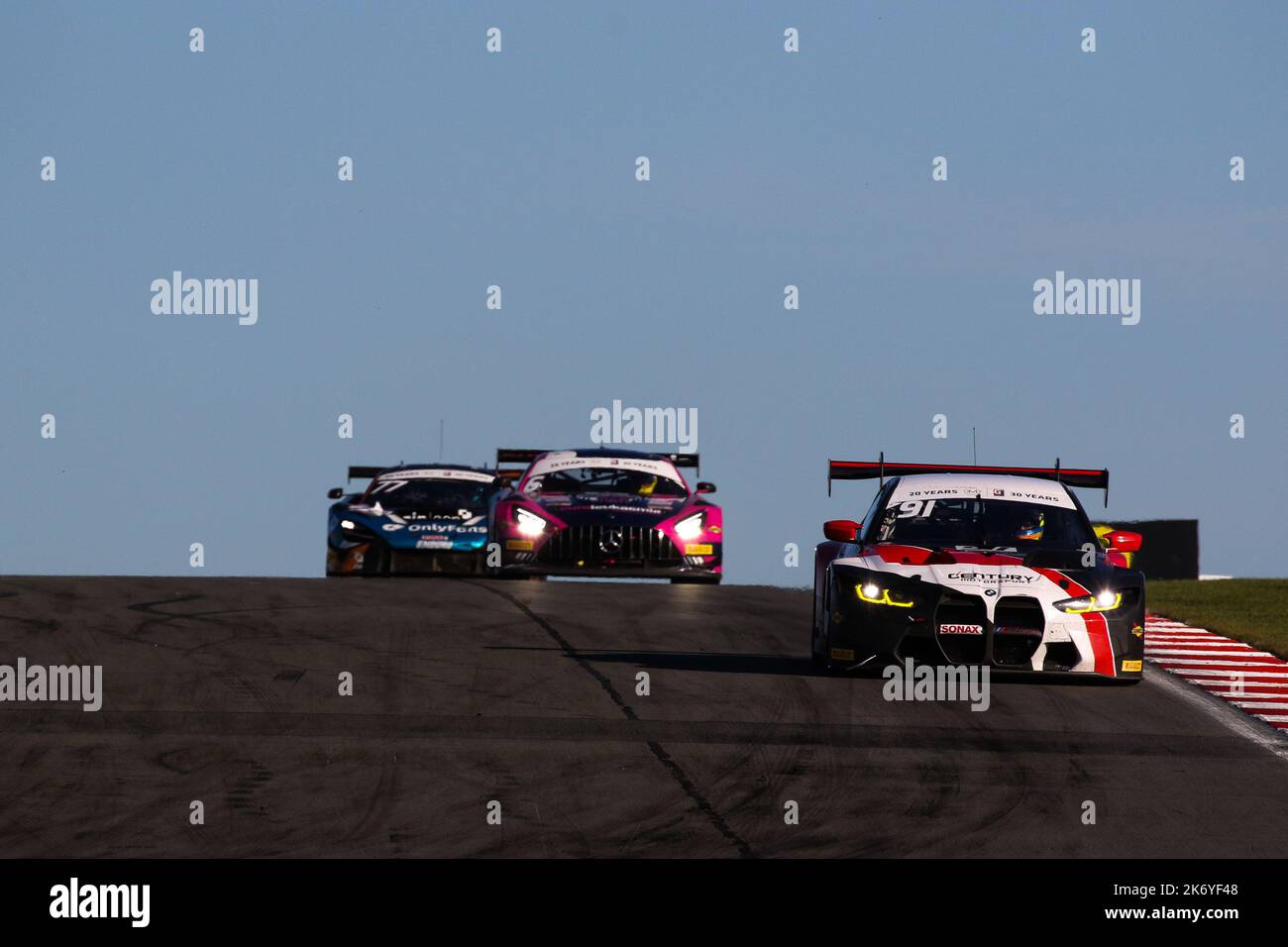 Donington Park, UK. 16th Oct, 2022. Alexander Sims driving the Century ...