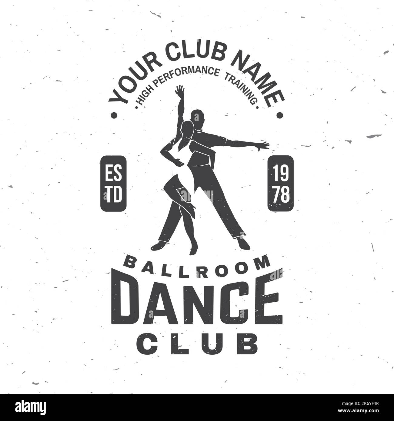 Latin Dancing Logo Latin Dance Club Lesson Cut Out Stock Images
