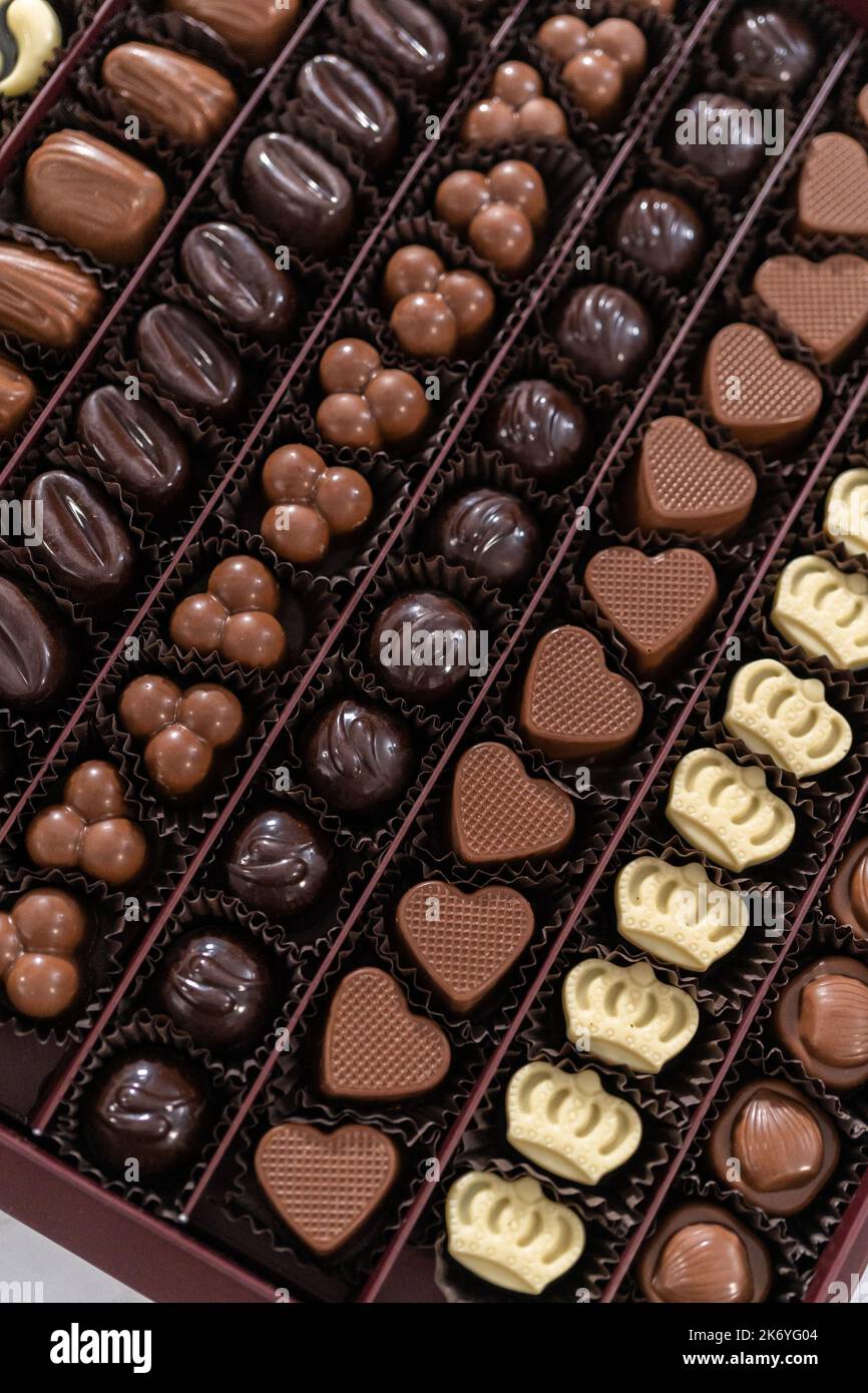 Box of chocolates Stock Photo - Alamy