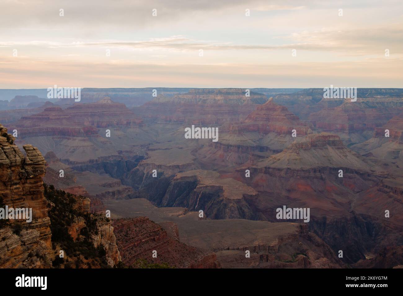 View of Grand Canyon. South Rim of Grand Canyon National Park in ...