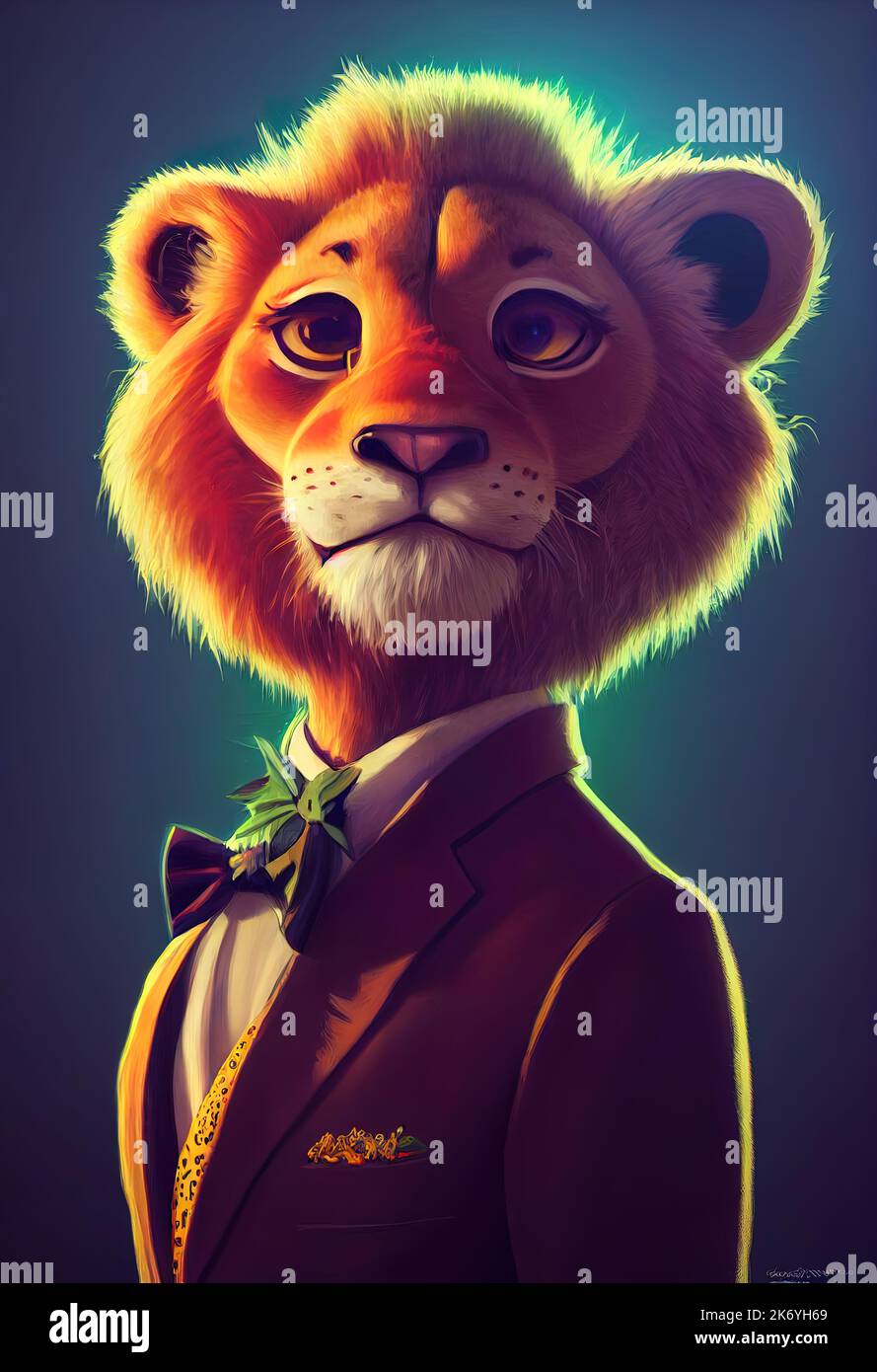 Toon lion hi-res stock photography and images - Alamy