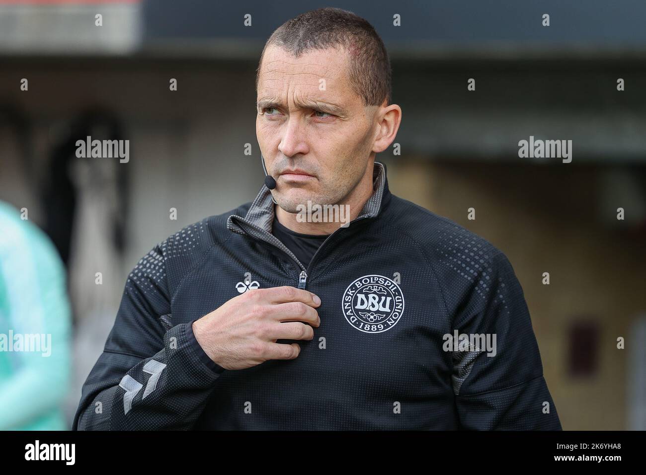 Broendby, Denmark. 16th Oct, 2022. Match official Mads-Kristoffer ...