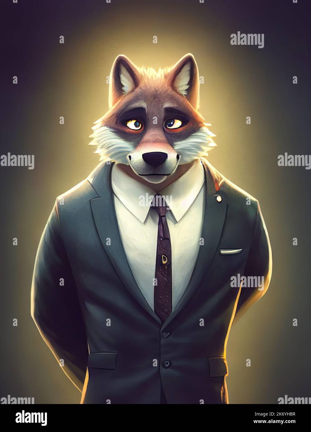 Anthropomorphic wolf hi-res stock photography and images - Alamy