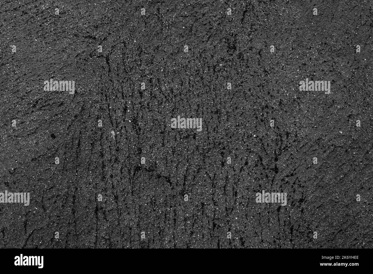 Asphalt black rough background. Wrinkled cracked grunge dark texture ...