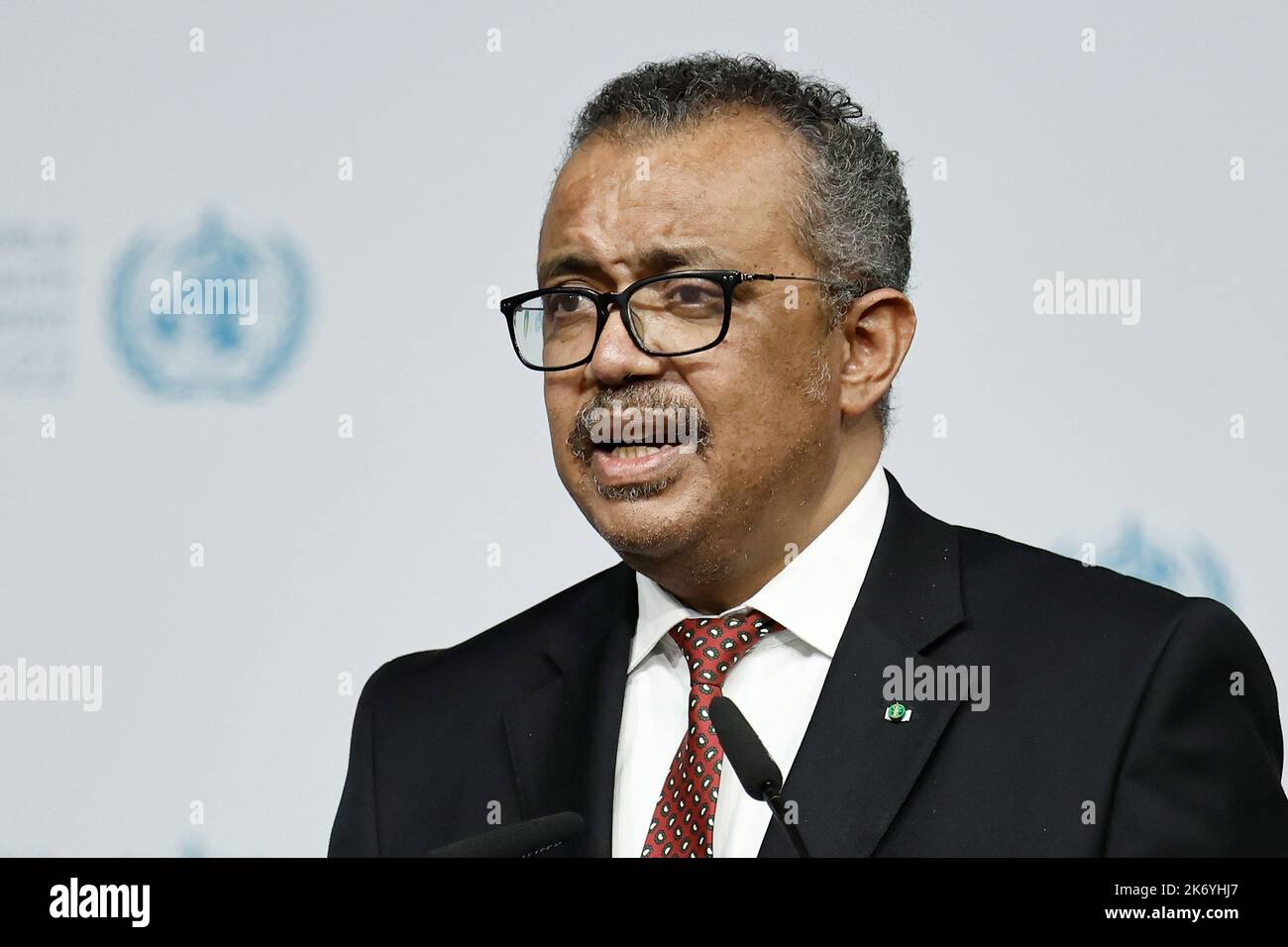 Berlin, Germany. 16th Oct, 2022. Tedros Adhanom Ghebreyesus, Director ...