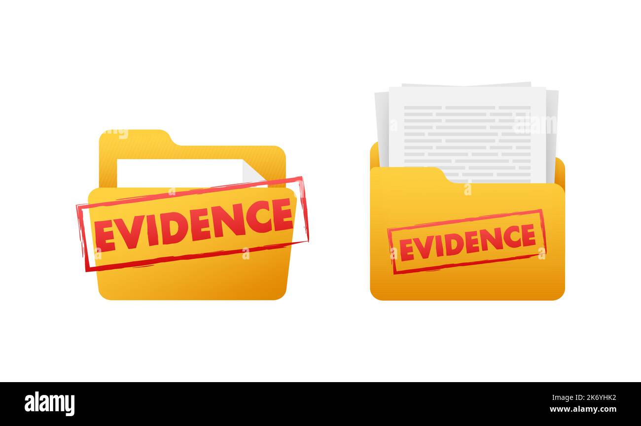 Evidence stamp on white background. Vector stock illustration Stock ... Evidence stamp on white background. Vector stock illustration Stock ...