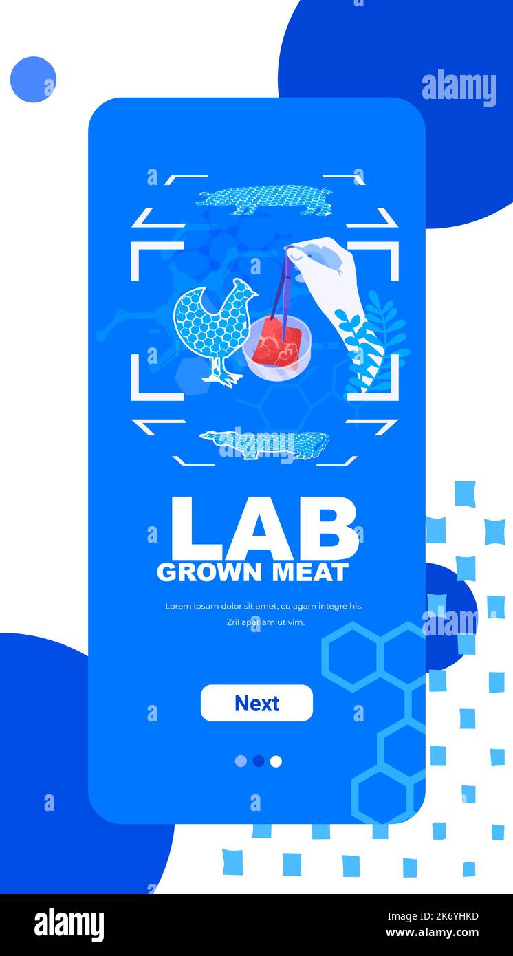 cultured red raw meat made from animal cells artificial lab grown meat ...