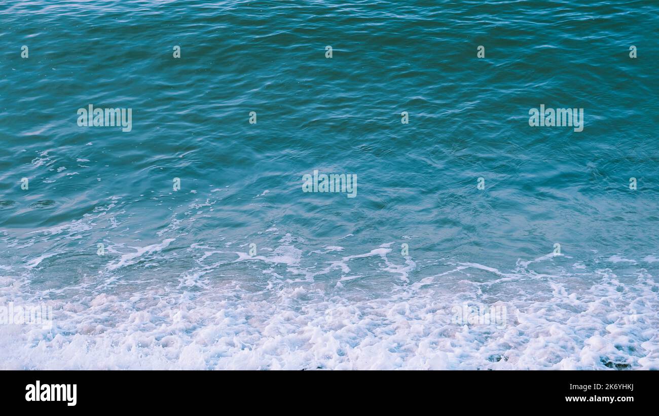 Abstract nature background Sea rippled water surface texture edge ...