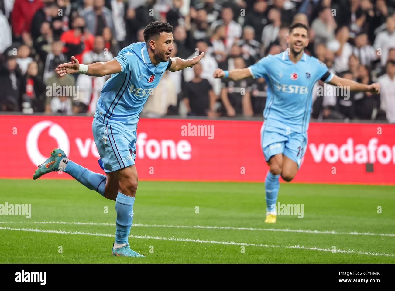 ISTANBUL, TURKEY - OCTOBER 16: Mahmoud Trezeguet of Trabzonspor ...
