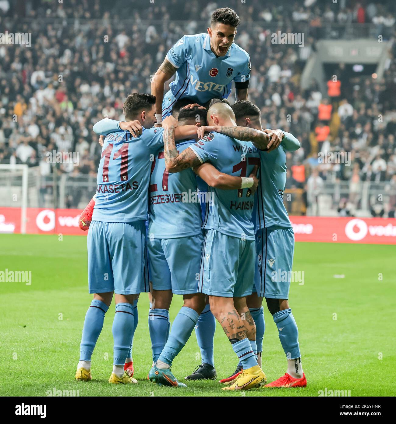 ISTANBUL, TURKEY - OCTOBER 16: Mahmoud Trezeguet of Trabzonspor ...