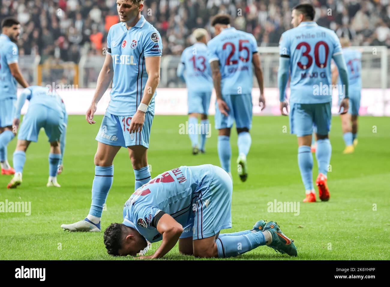 ISTANBUL, TURKEY - OCTOBER 16: Mahmoud Trezeguet of Trabzonspor ...