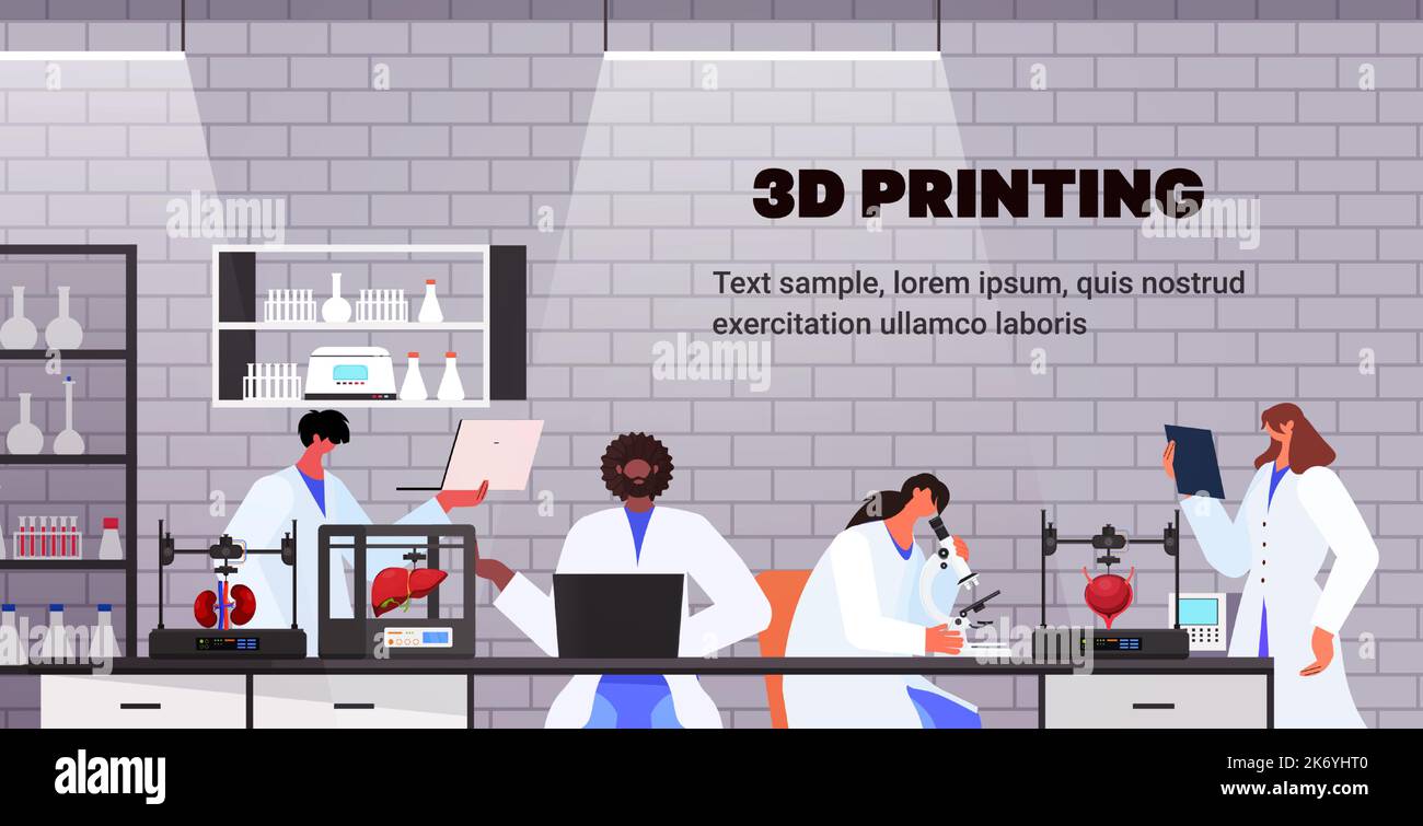 doctors printing human transplantation organs on 3d medical bio ...