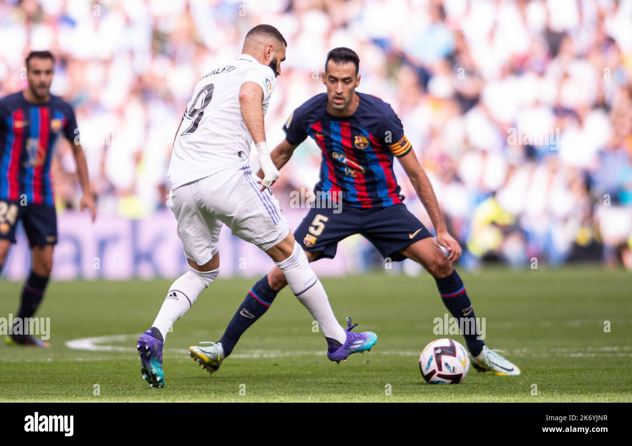 Madrid, Spain. 16th October 2022; Santiago Bernabeu Stadium, Madrid ...