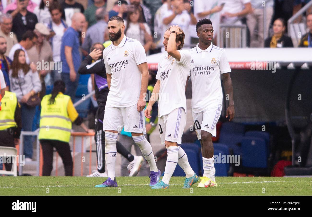 Madrid, Spain. 16th October 2022; Santiago Bernabeu Stadium, Madrid ...