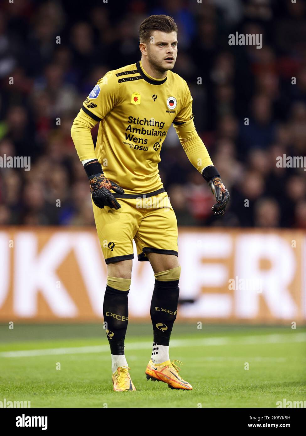AMSTERDAM - Excelsior goalkeeper Stijn van Gassel during the Dutch ...