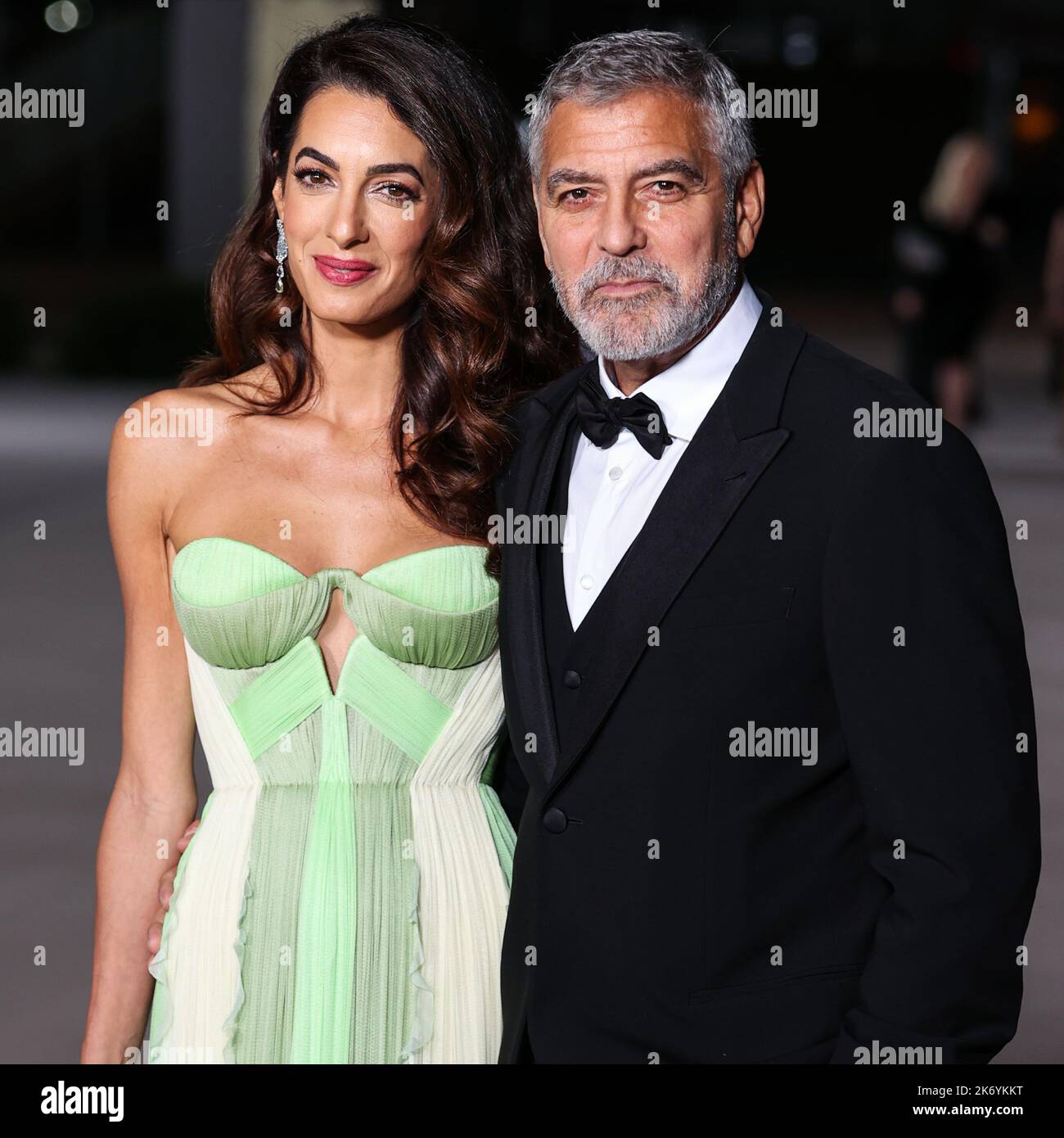 LOS ANGELES, CALIFORNIA, USA - OCTOBER 15: Amal Alamuddin Clooney and ...