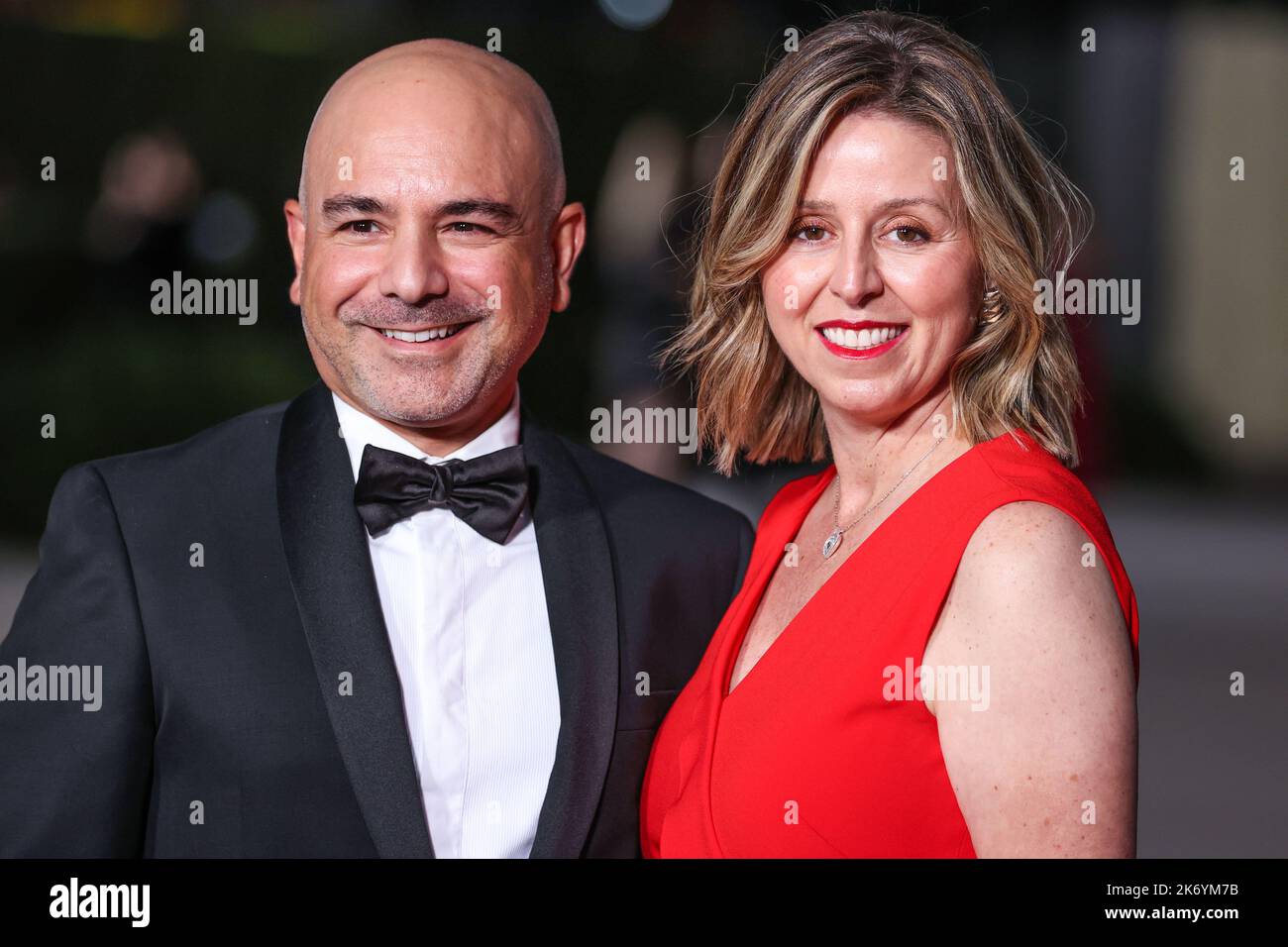 LOS ANGELES, CALIFORNIA, USA - OCTOBER 15: Eric Esrailian and Melina ...