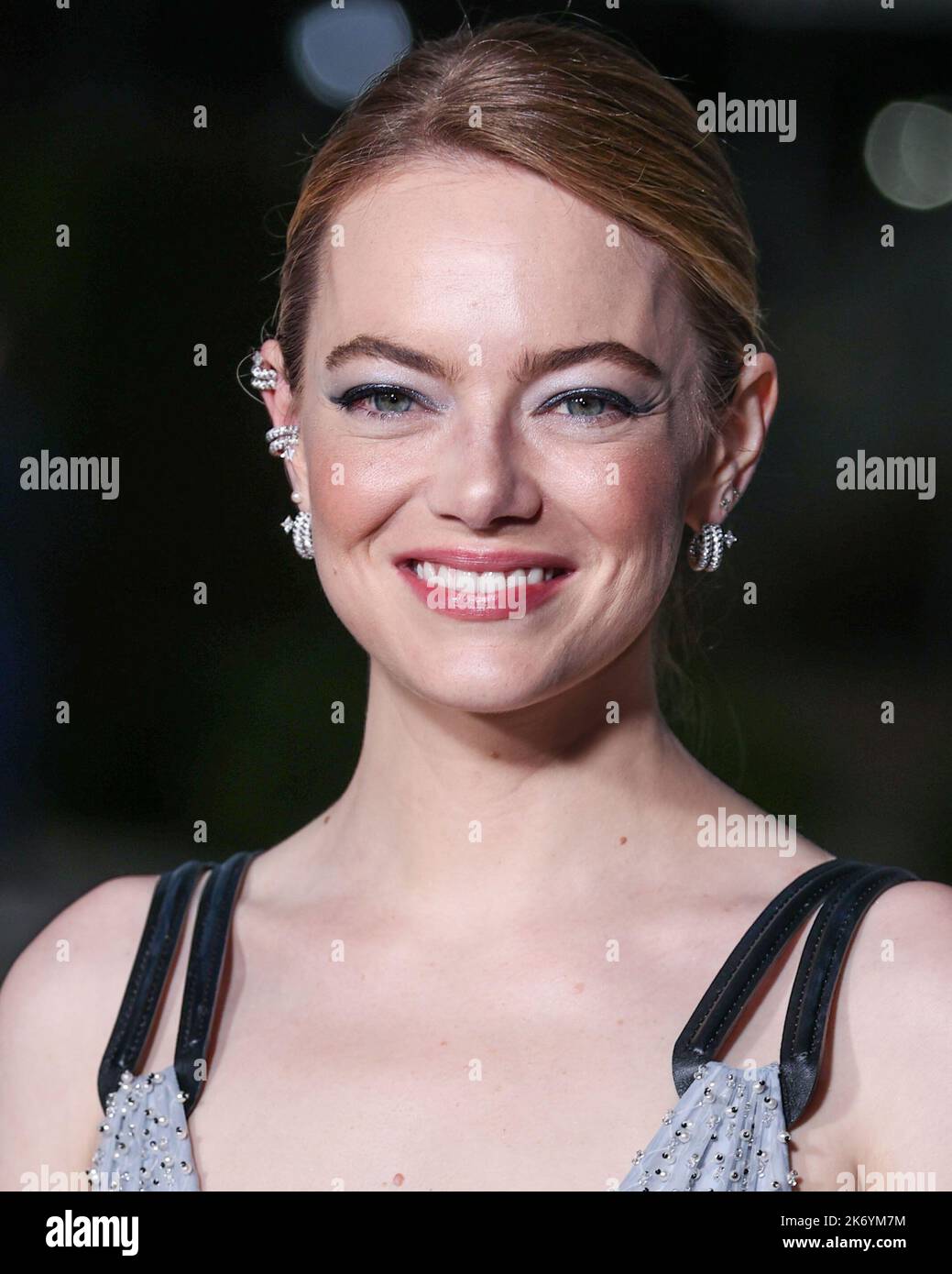 LOS ANGELES, CALIFORNIA, USA - OCTOBER 15: Emma Stone arrives at the ...