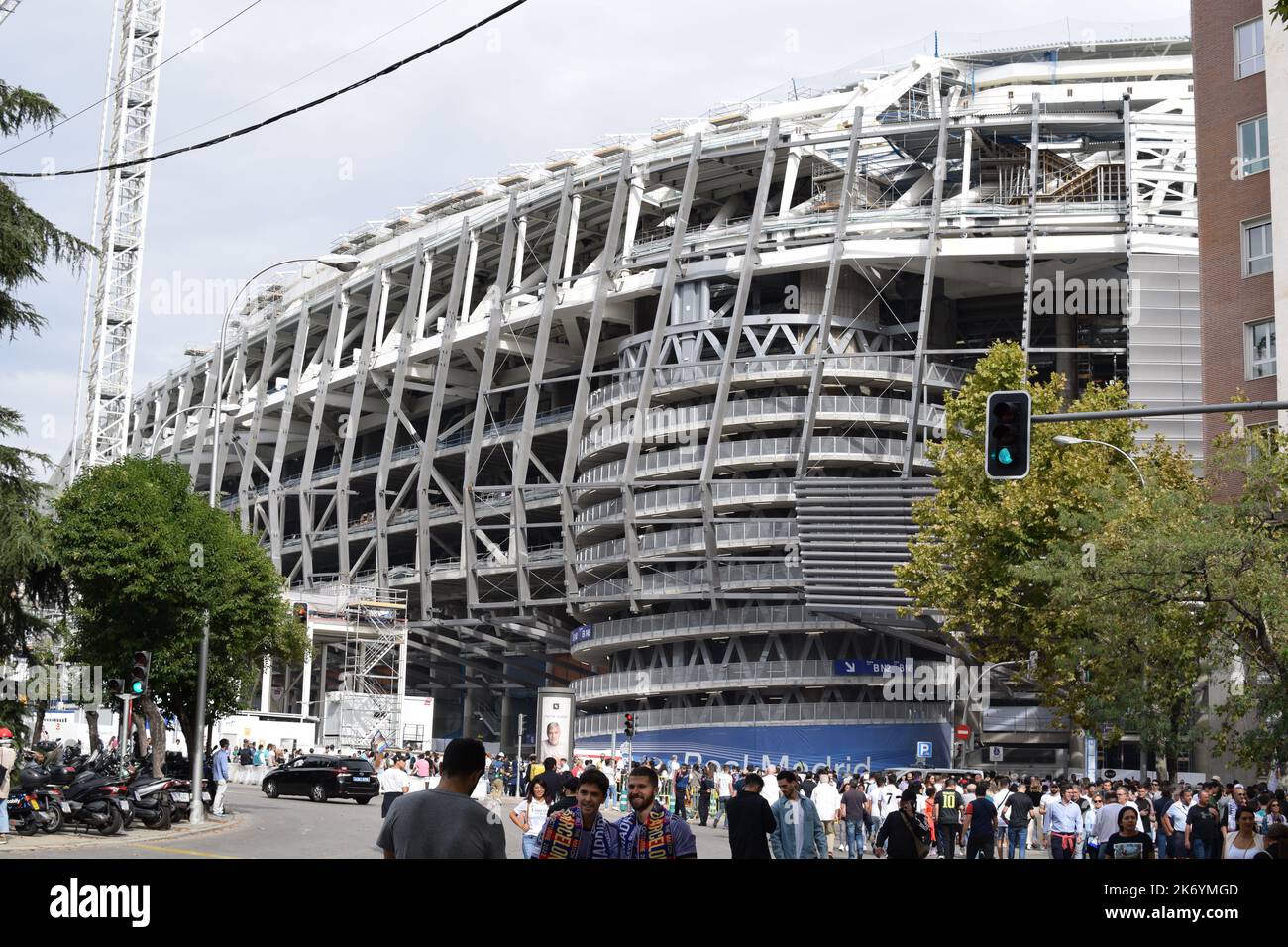 Santiago Bernabeu stadium before Real Madrid vs Barcelona match - El ...