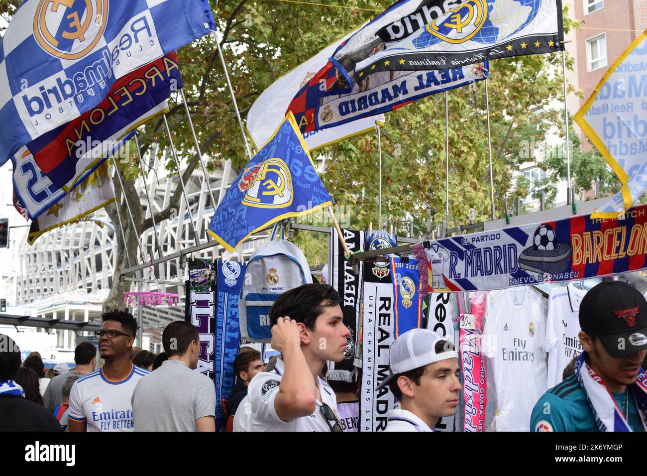 Santiago Bernabeu stadium before Real Madrid vs Barcelona match - El ...
