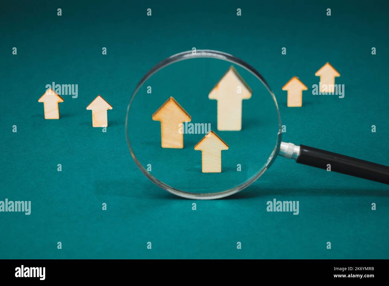 investment, business or personal insurance risk assessment, Wooden ...