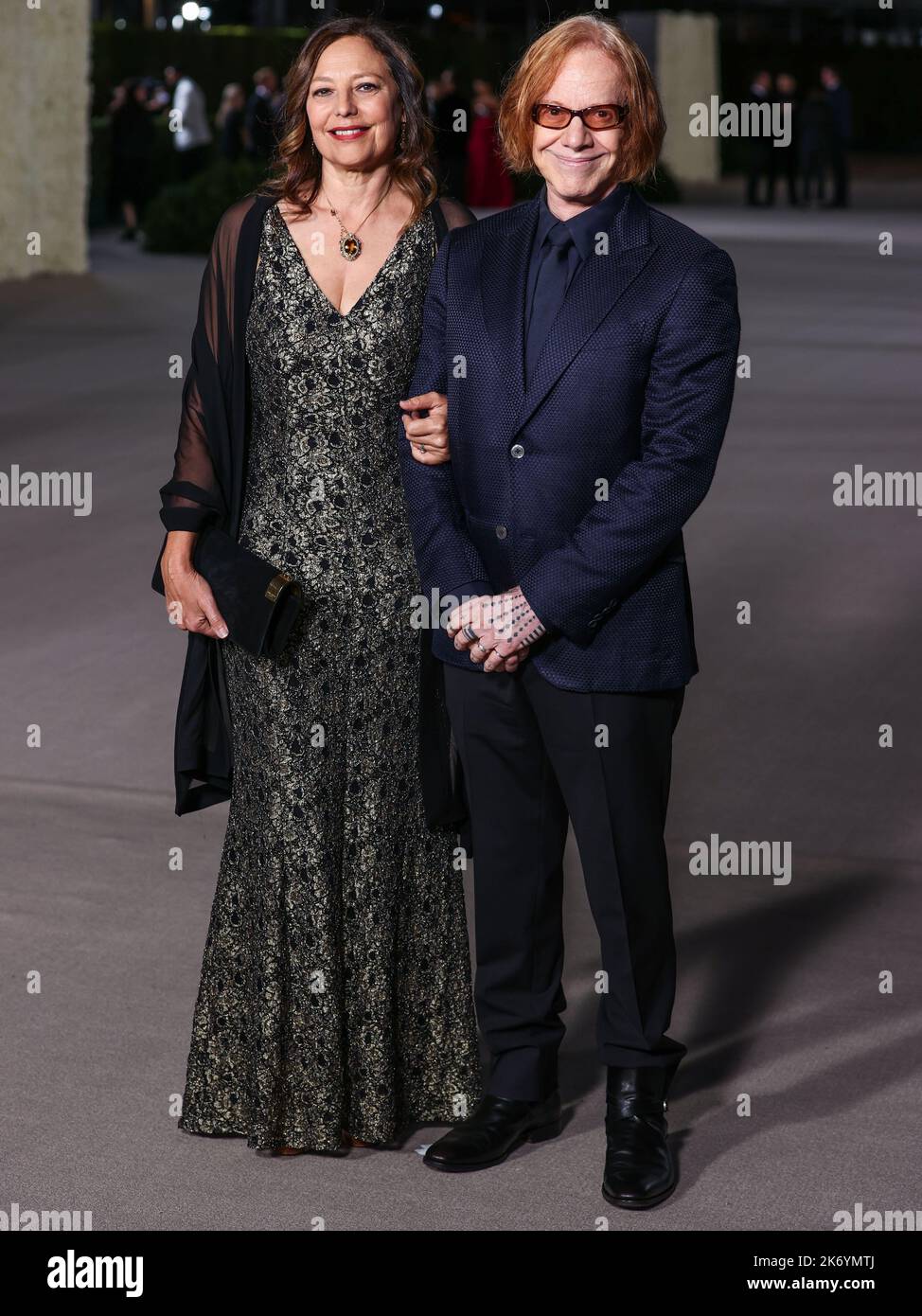 LOS ANGELES, CALIFORNIA, USA - OCTOBER 15: Laura Engel and Danny Elfman ...