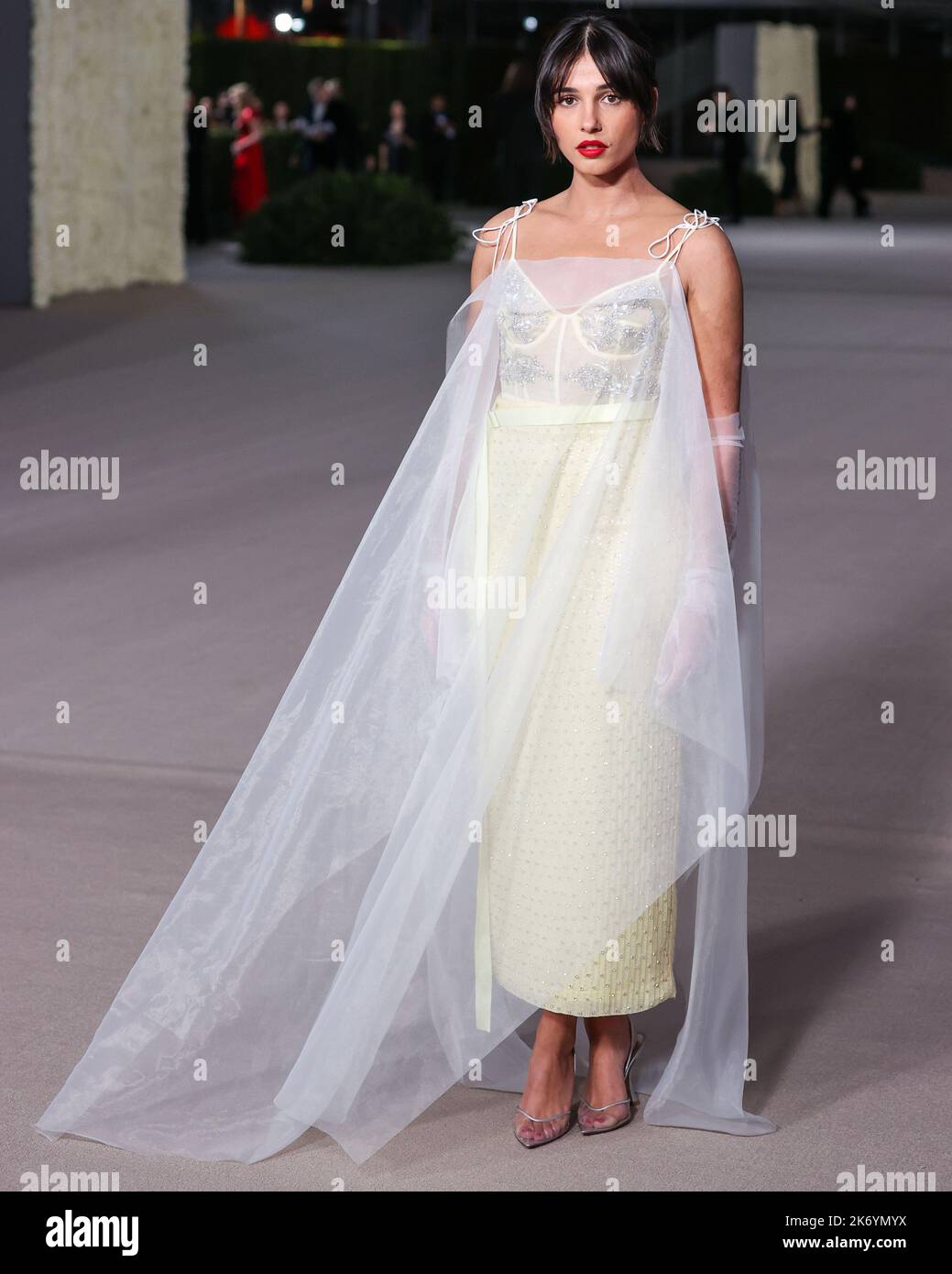 LOS ANGELES, CALIFORNIA, USA - OCTOBER 15: Naomi Scott arrives at the ...