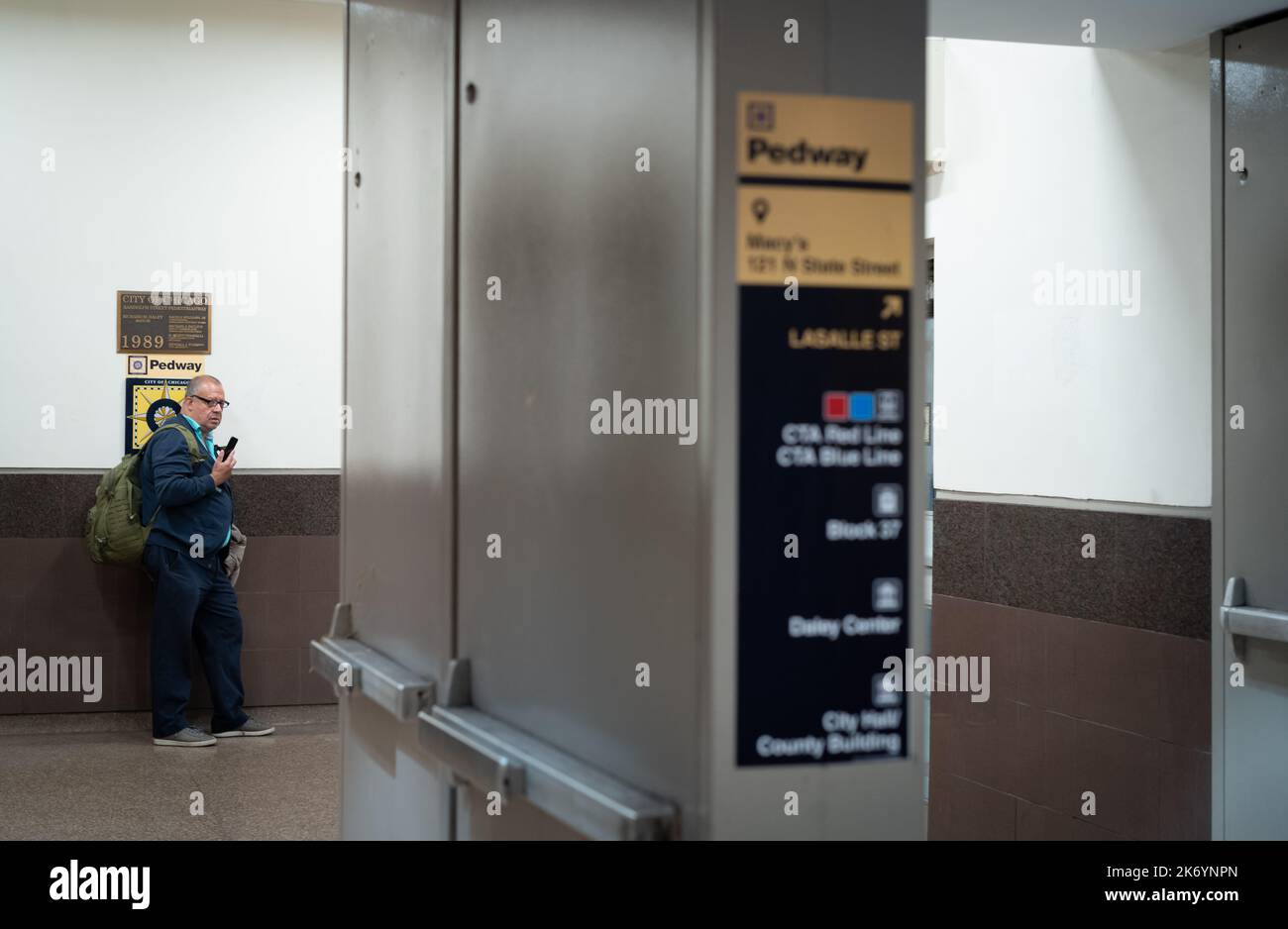 The pedway chicago hi-res stock photography and images - Alamy