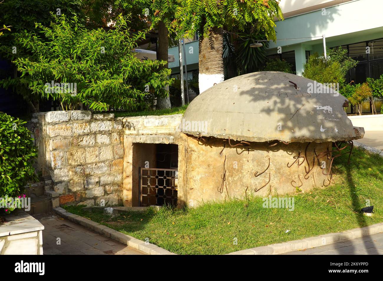 Old bunker, Saranta, Republic of Albania Stock Photo - Alamy