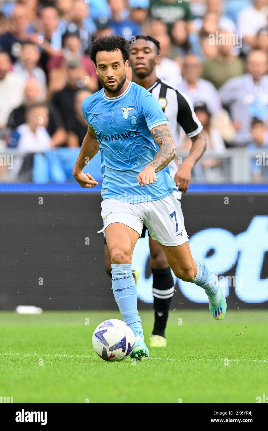 Olimpico Stadium, Roma, Italy. 16th Oct, 2022. Serie A football, Lazio ...