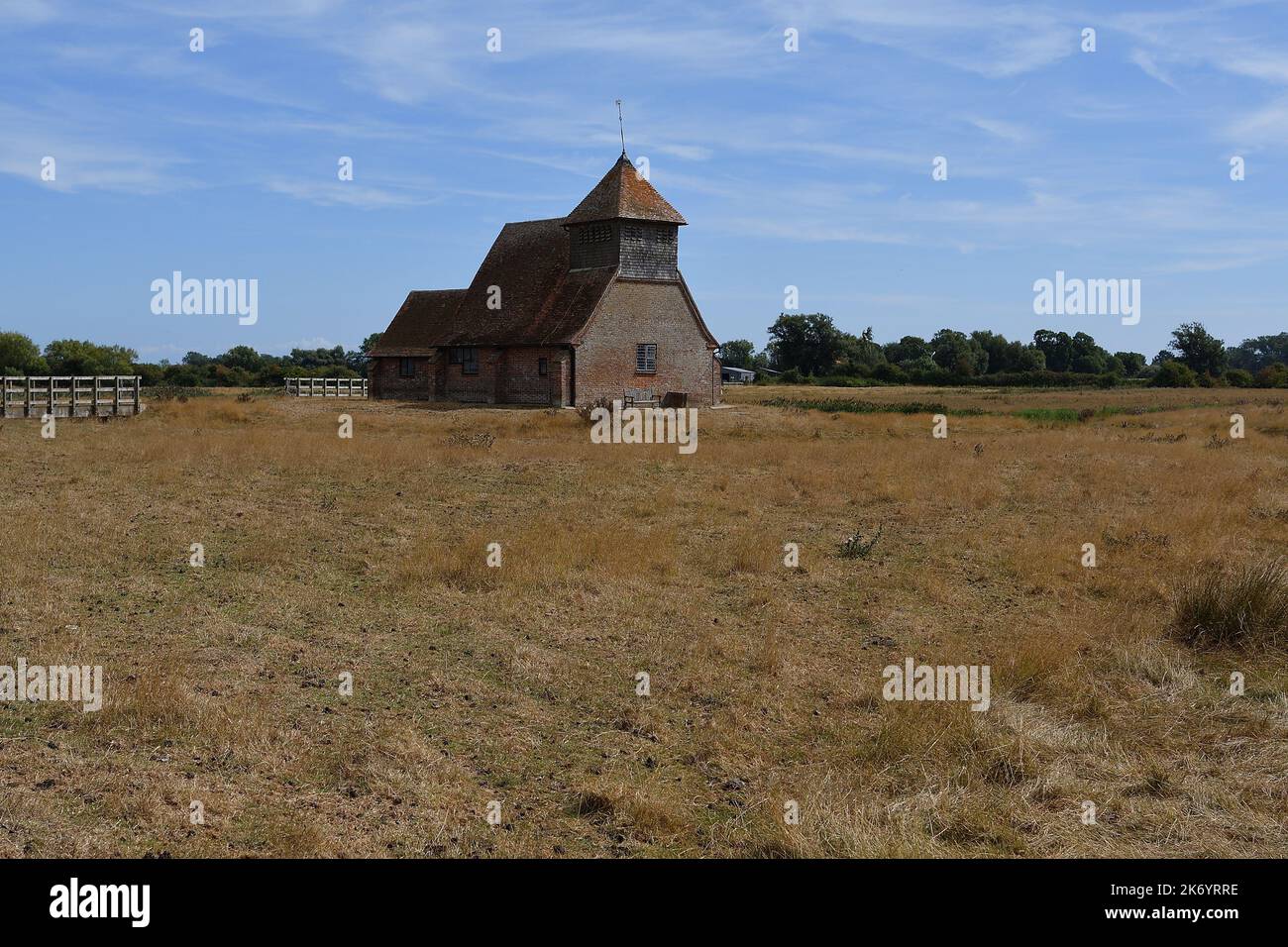 St Thomas Becket Church Romney Marsh Kent uk Stock Photo - Alamy