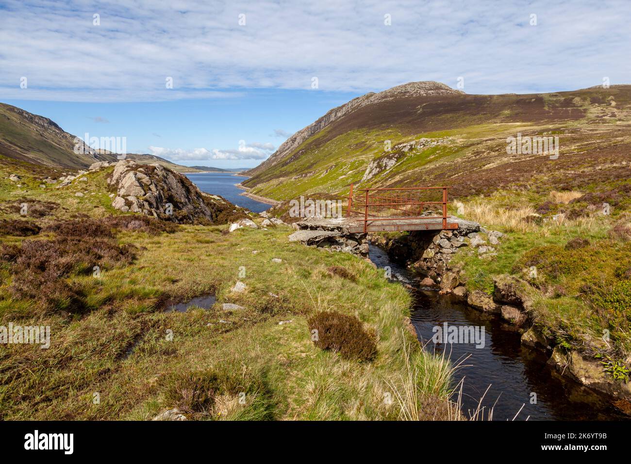The feeder leat for Llyn Cowlyd reservoir, which Is in the heart of the ...