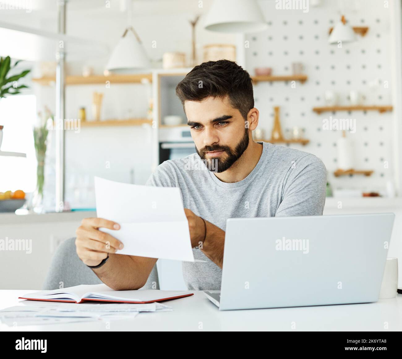 laptop man computer home technology young student business internet ...