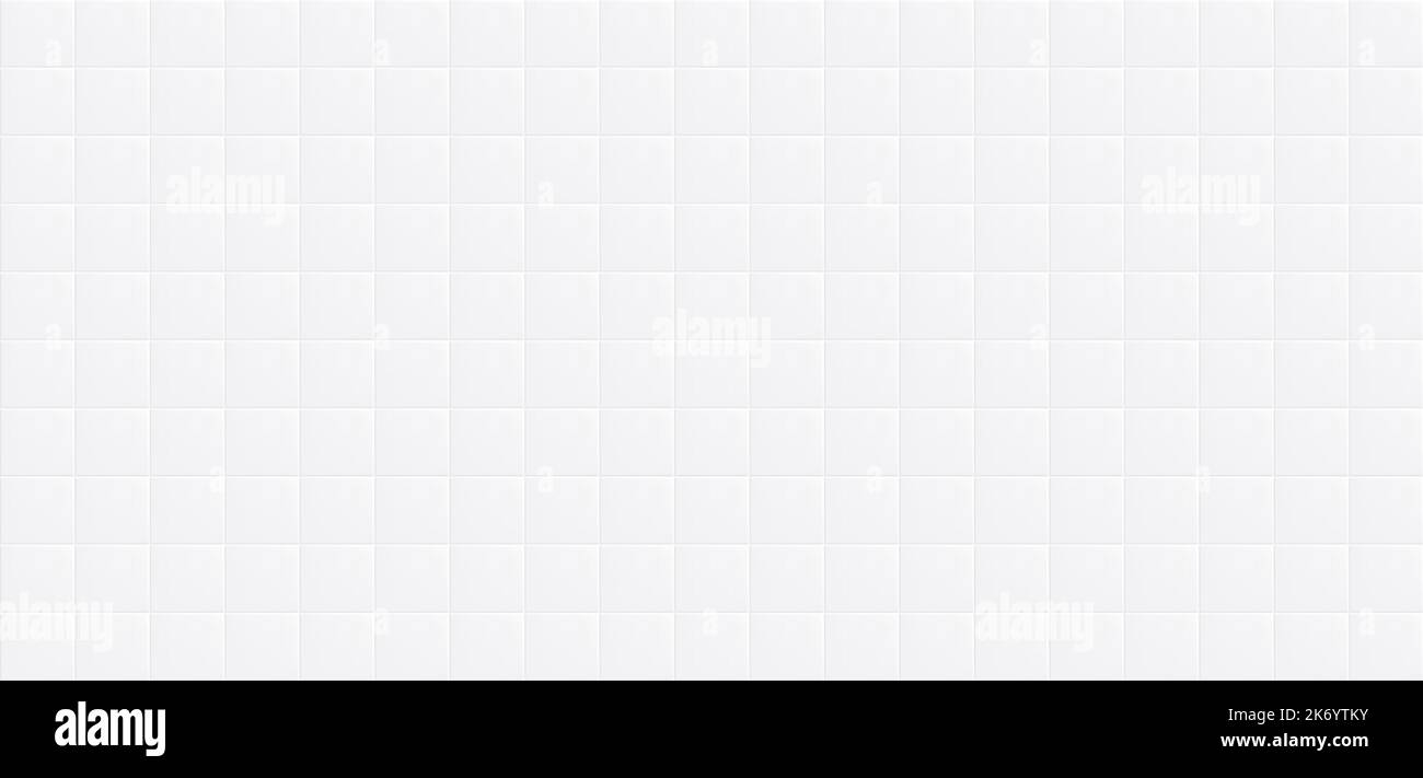 White bathroom tile, clean ceramic wall surface Stock Vector Image ...