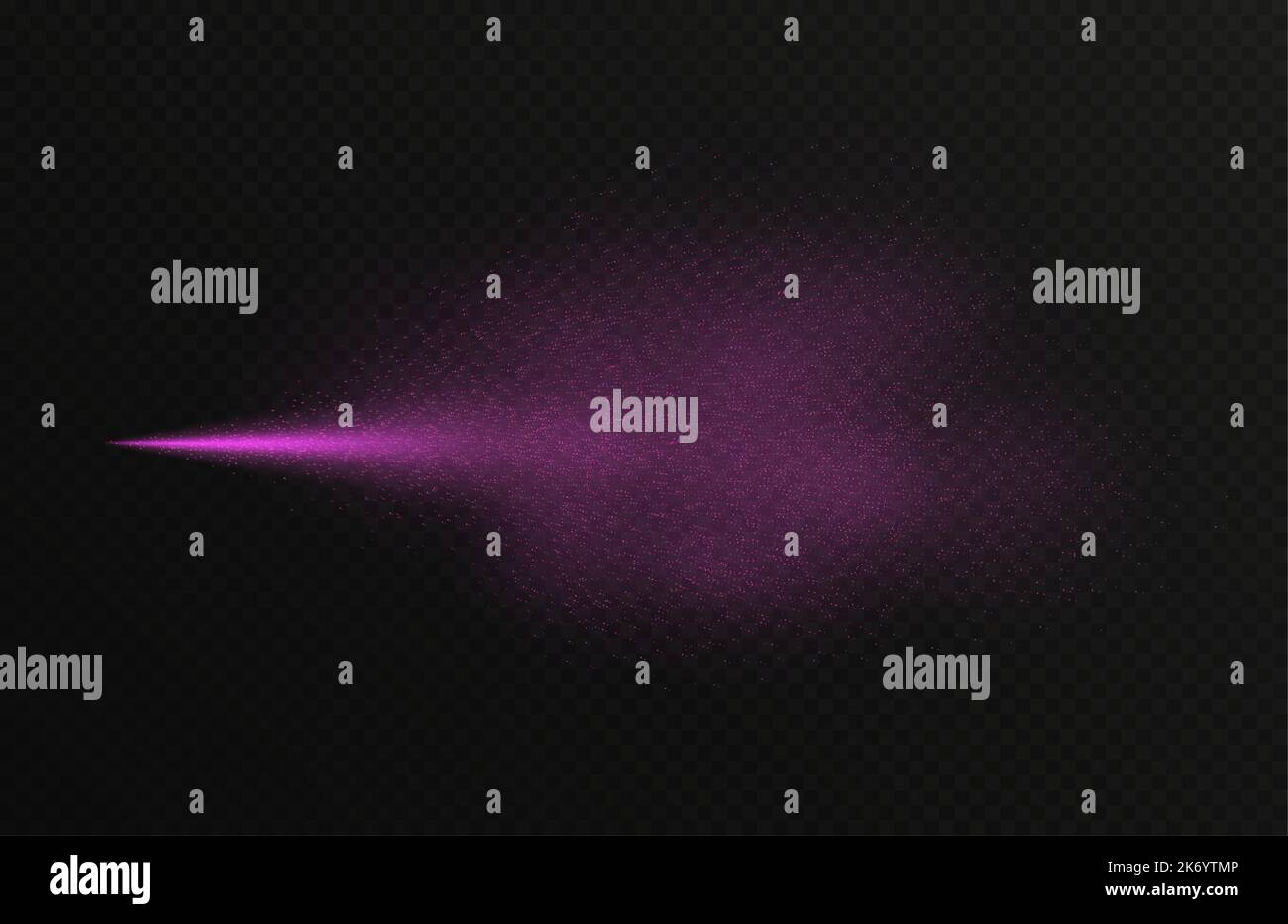 Pink spray mist with glitter particles, fashion shimmer freshener with ...