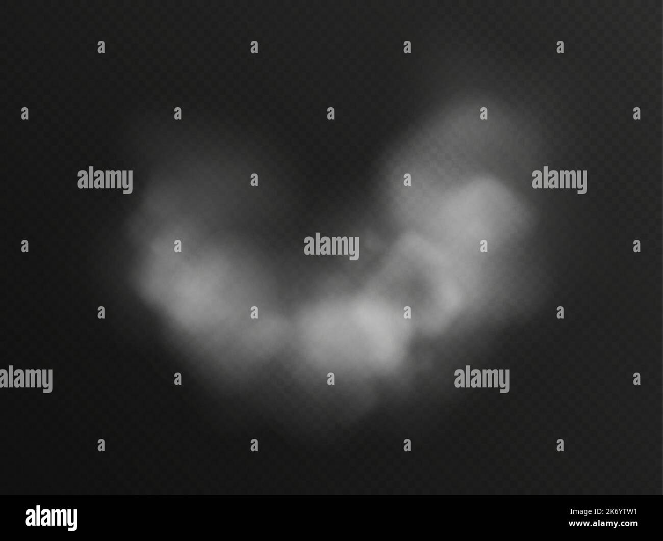Fog or smoke isolated on transparent background. Realistic smog, haze ...