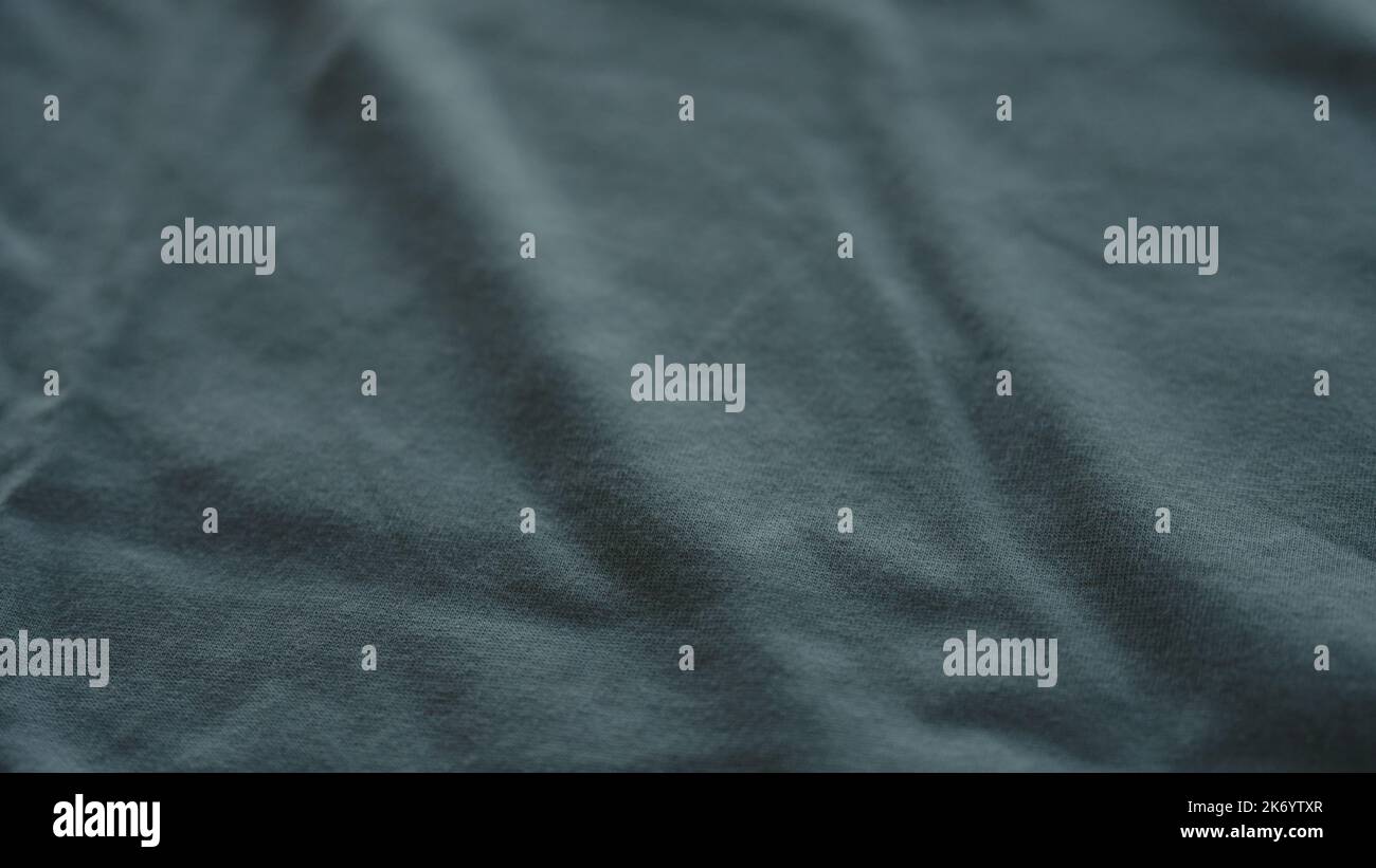 closeup of blue cotton fabric, wide photo Stock Photo - Alamy