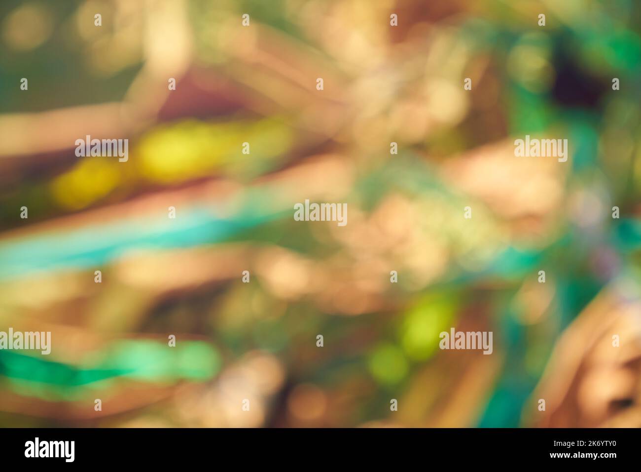 Blurry abstract modern holographic background in yellow tones in the ...