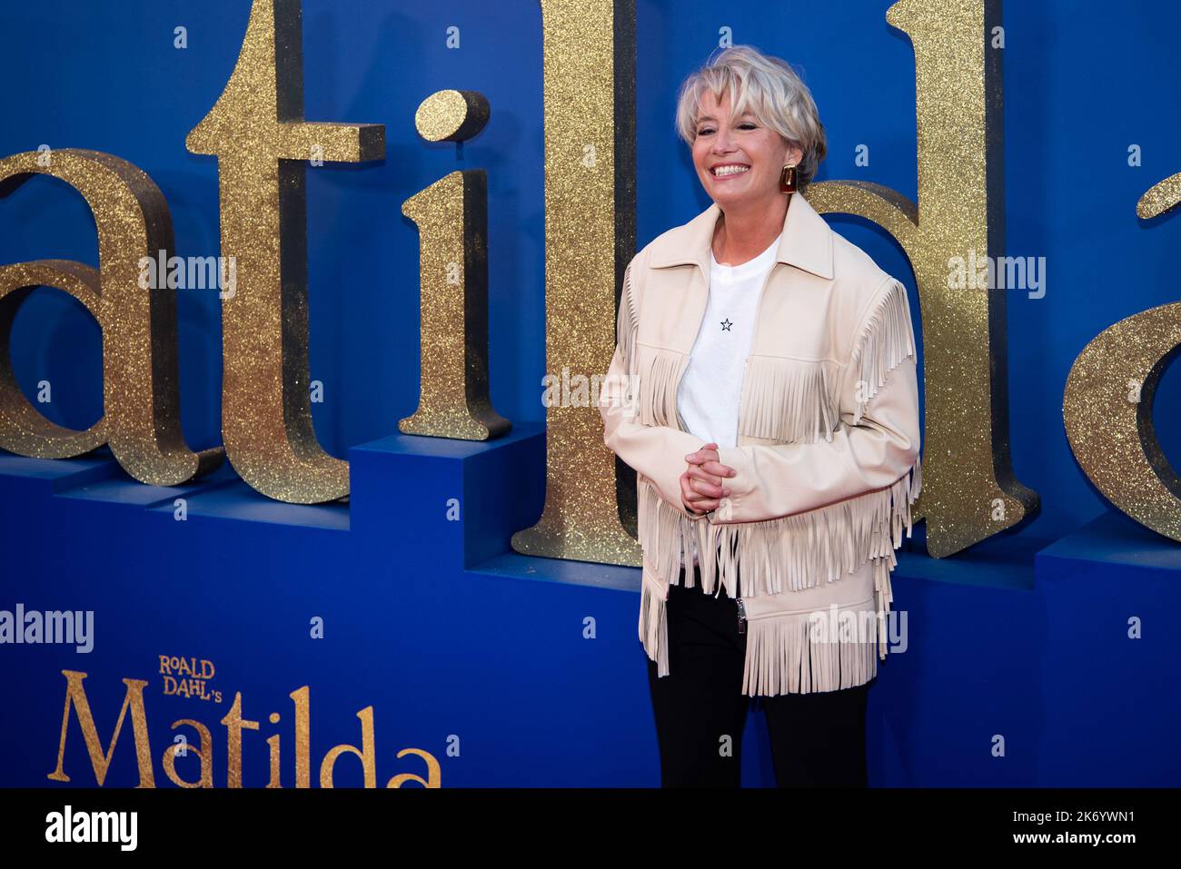 Emma Thompson attends Roald Dahl's "Matilda The Musical" World Premiere ...