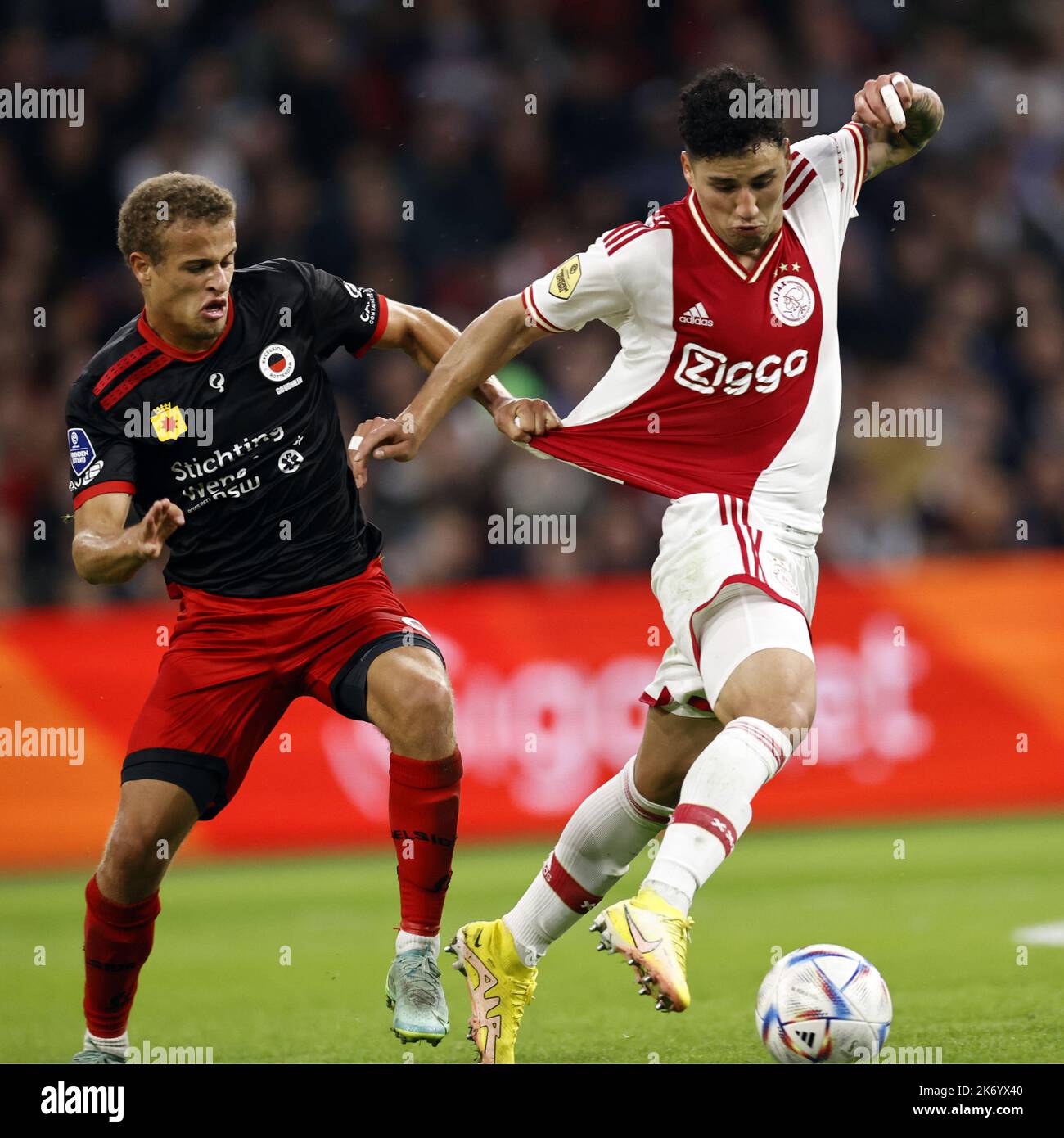 AMSTERDAM - (lr) Kenzo Goudmijn or svb Excelsior, Jorge Sanchez or Ajax ...