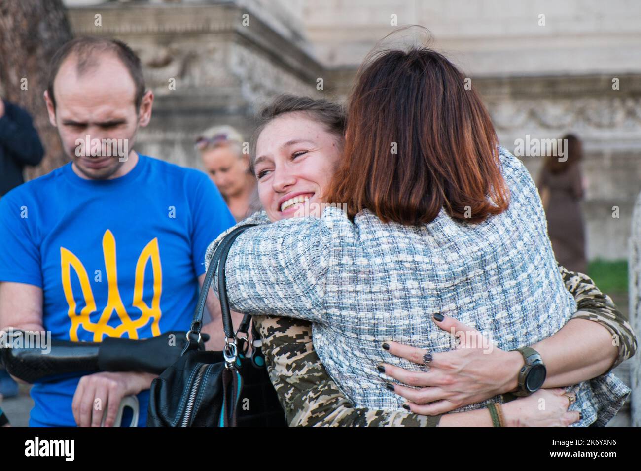 Rome 16 October 2022: the demonstration of the Christian Association of ...