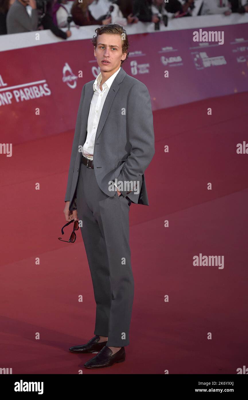 Rome, Italy. 15th Oct, 2022. ROME, ITALY - OCTOBER 15:Mattia Carrano ...