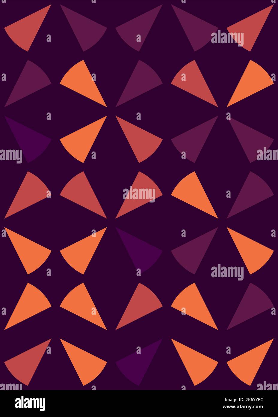 Abstract Geometrical generative computational art illustration Stock ...