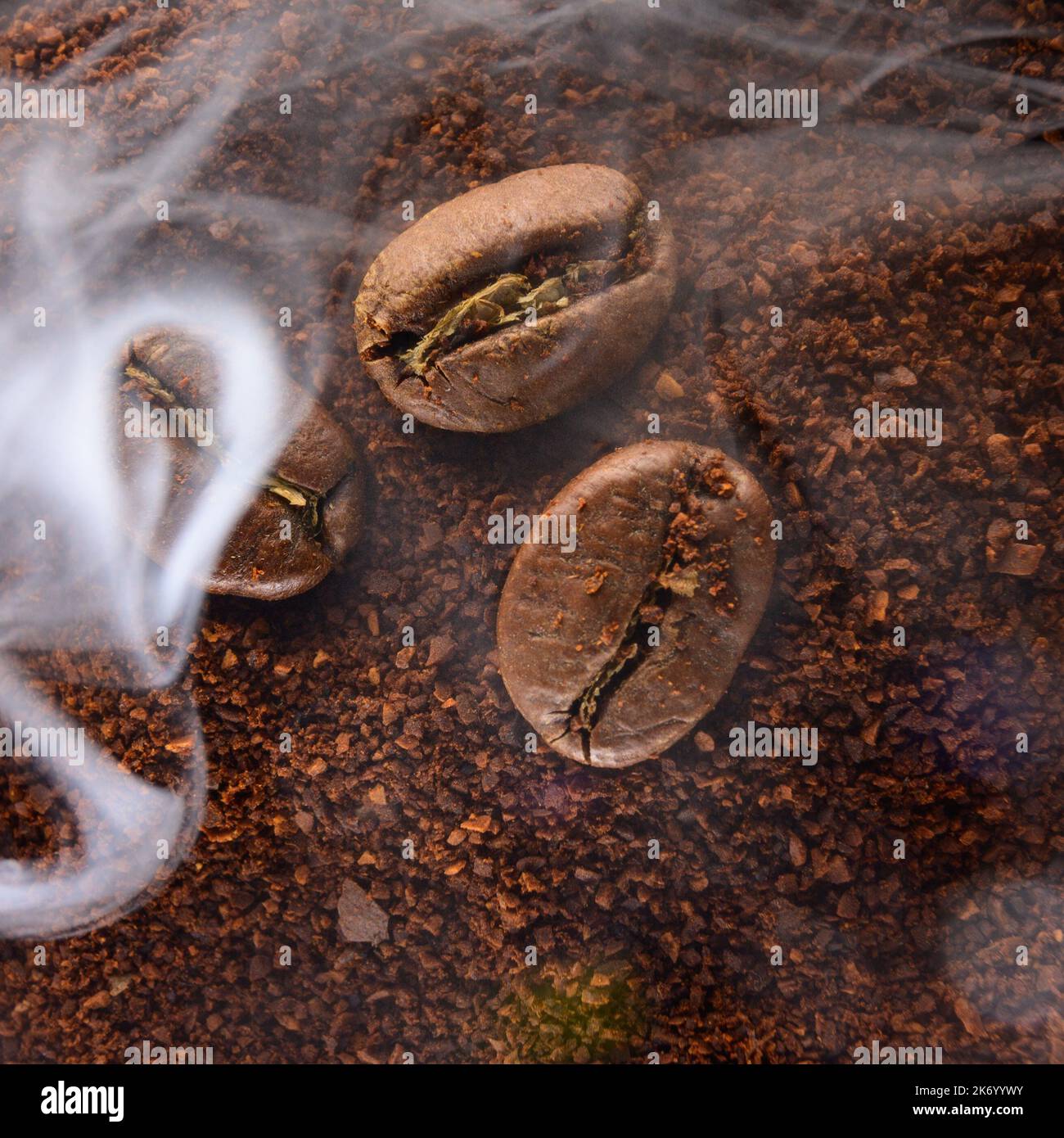 Roasting coffee beans falling ground hi-res stock photography and ...